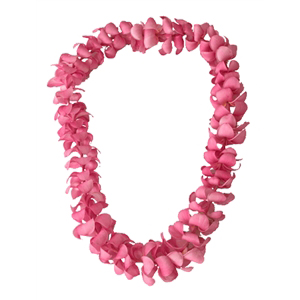 Plumeria Lei (Single, Pink) - The Hawaiian Lei Company